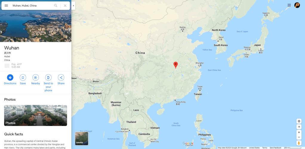 Wuhan Coronavirus Spreading Across Asia - God in a Nutshell